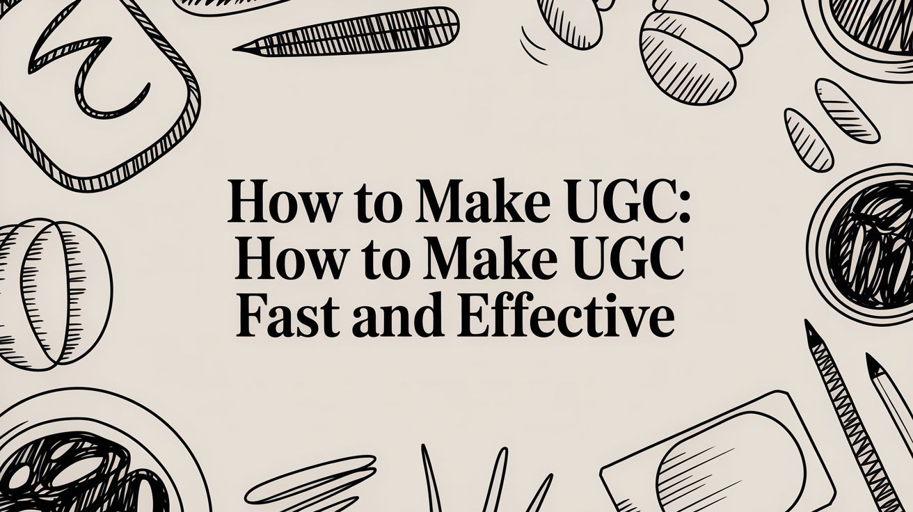 How to Make UGC: Fast and Effective (2026 Guide) | Sovran